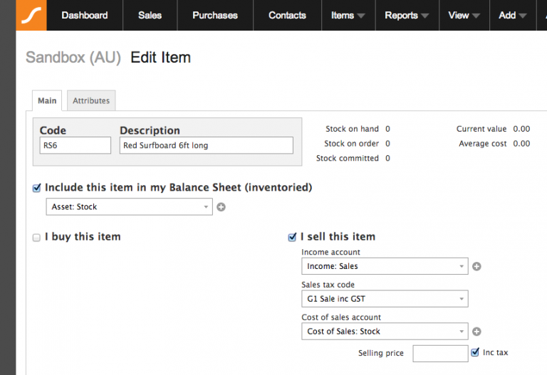 Consignment Stock | Online Accounting