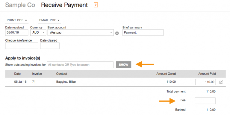 Merchant Fees | Online Accounting