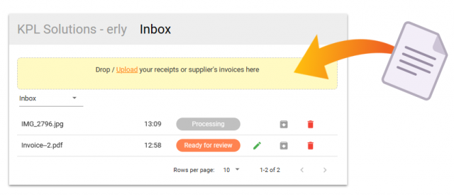 OCR Invoice | Online Accounting
