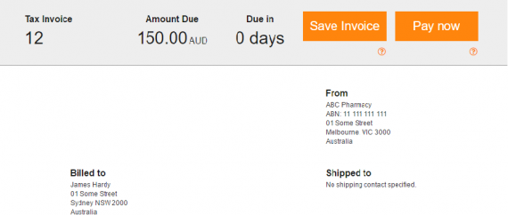 Online Invoice Portal | by Saasu Online Accounting